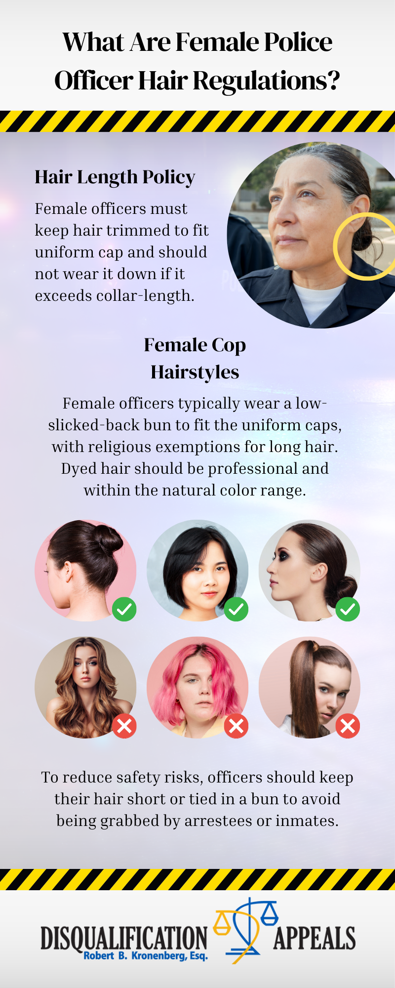 Female Officer Hair Regulations | Disqualification Appeals